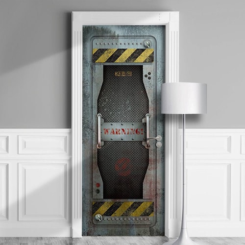 Armored Gates to Bunker Trapdoor Door Mural Removable - Etsy
