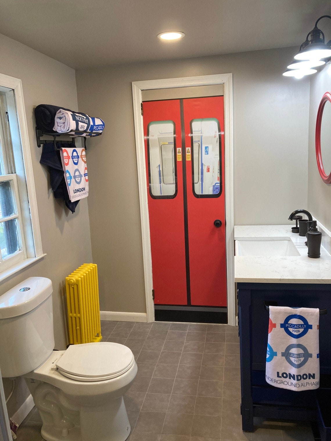 Door Mural London Metro Underground. Decal for Door Window - Etsy