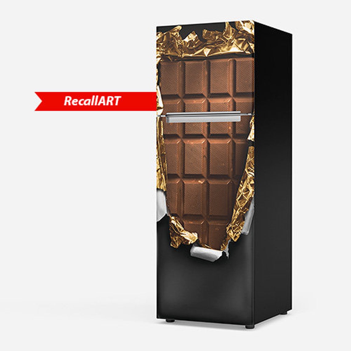 Chocolate Bar - Sticker for Door / Wall / Fridge. Peel & Stick ...