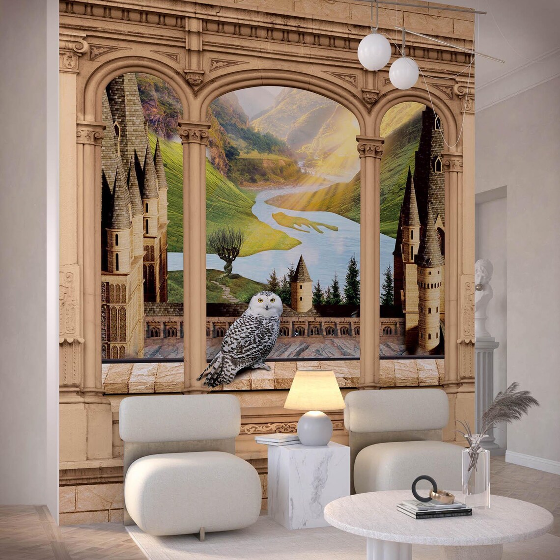 Wizard's Castle - Wall Mural, Removable Decal, Nonwoven Wallpaper or ...