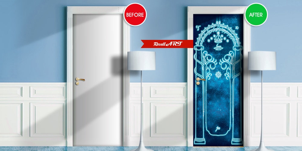 Magic Gates Peel & Stick Door Mural Fantasy Wrap Removable | Etsy UK