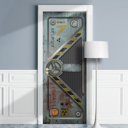 Door Mural Bunker Sci-fi Armored Submarine. Removable - Etsy