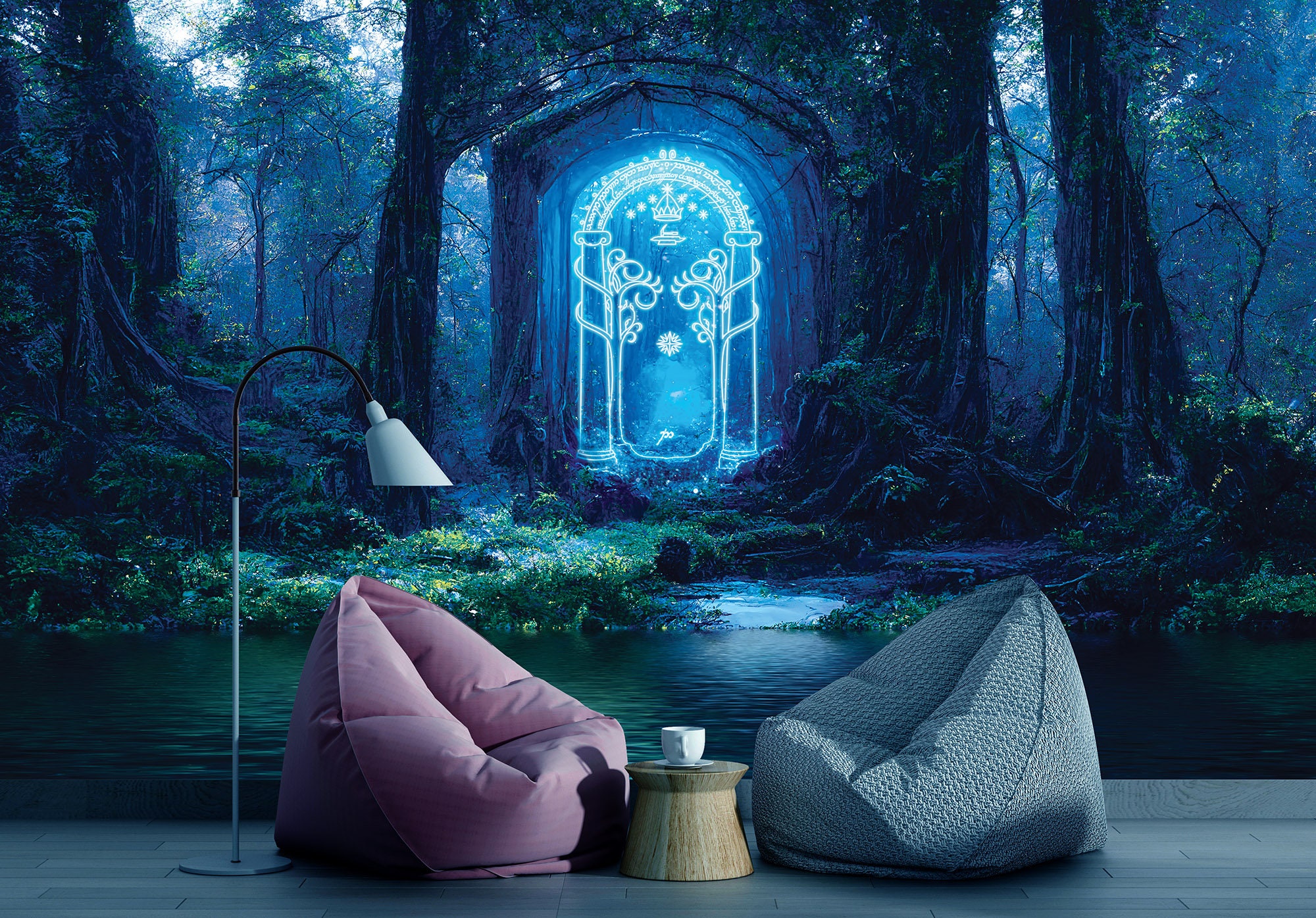 Magic Gates Self-adhesive Removable Mural Decal Wallpaper - Etsy