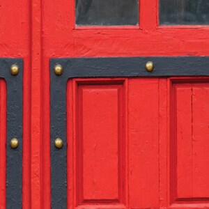 Firehouse, Fire Station - Door Mural, Removable Decal, Self-adhesive ...