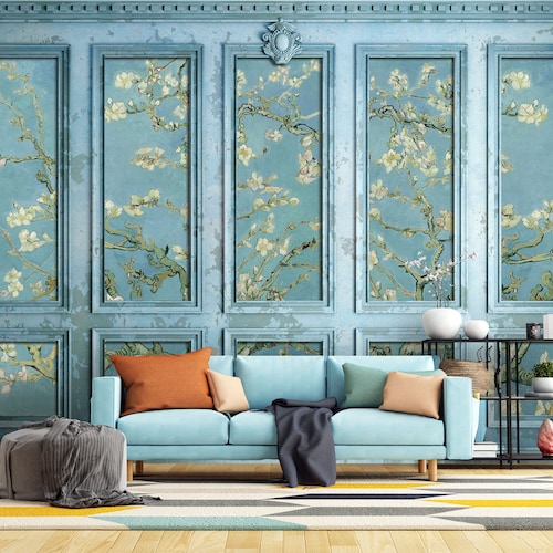 Black Stucco Removable Wall Mural Peel and Stick Decal - Etsy