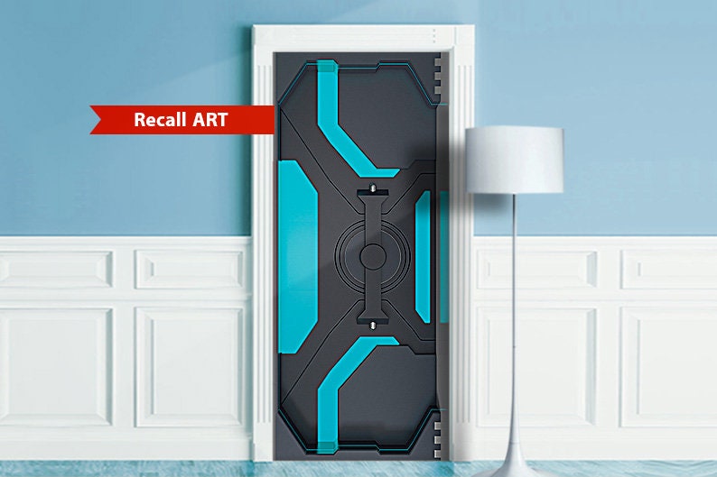 Door Mural Spaceship Sci-fi door. Decal for Window Wall | Etsy