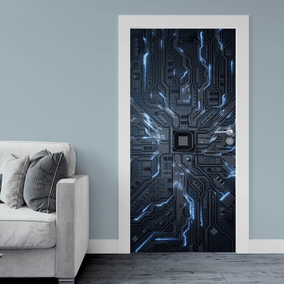 Chipset - Mural for Door, Wall, Fridge, Self-adhesive Decal, Cover ...