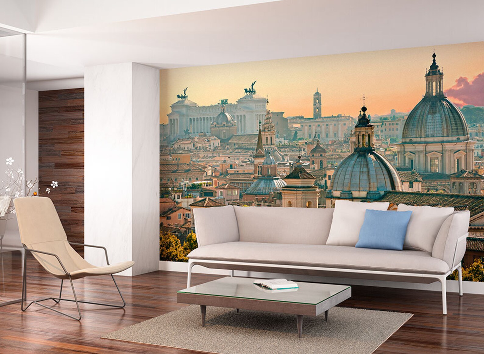 Rome Landscape Roman Roofs Italy Vinyl Self Adhesive - Etsy