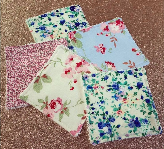Set of 5 Beautiful Reusable Face Pads | Etsy