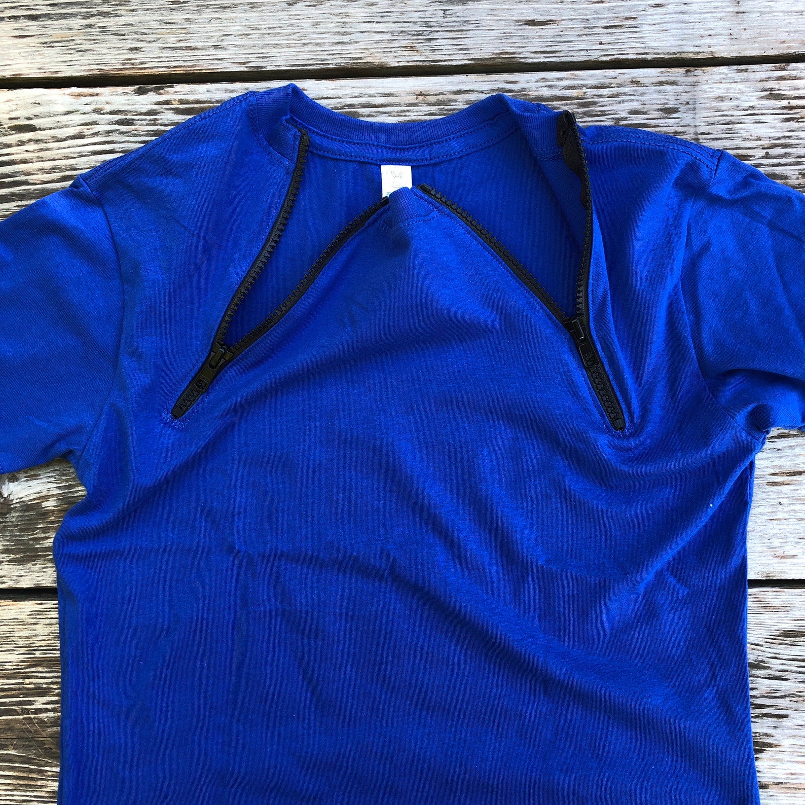 Adult Zipper Shirt UNISEX Sizing Zipper on BOTH Sides - Etsy