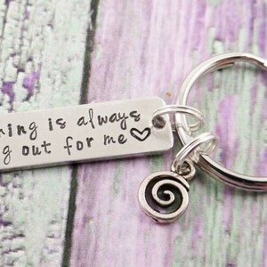 Positive Quote Keychain - Positive Thinking - Positive Inspiration ...