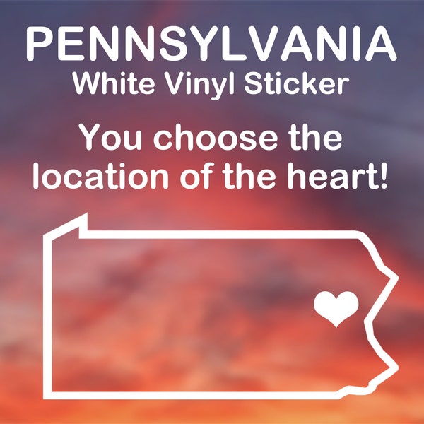 Pennsylvania Decal - Etsy