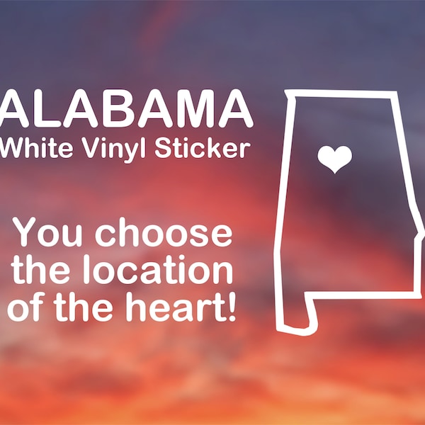 Alabama Decal - Etsy