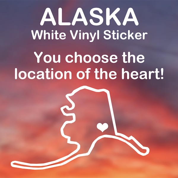 Alaska Car Decal - Etsy