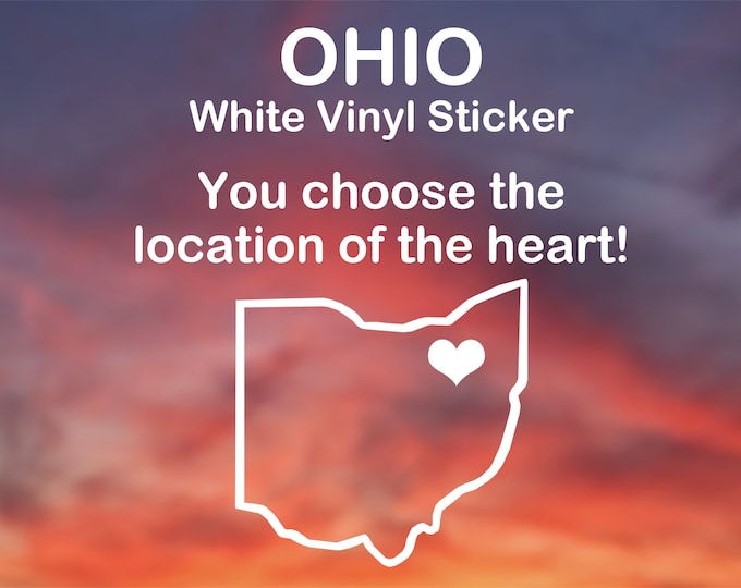 Ohio Home Car Decal - Columbus Ohio Car Decal Ohio Home Car Sticker ...