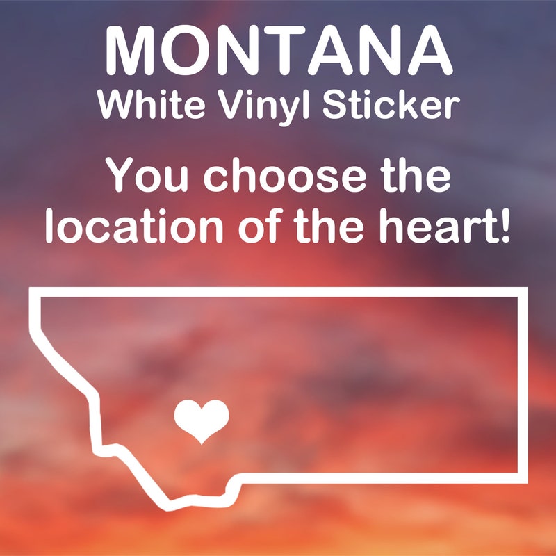 Montana Sticker - Etsy