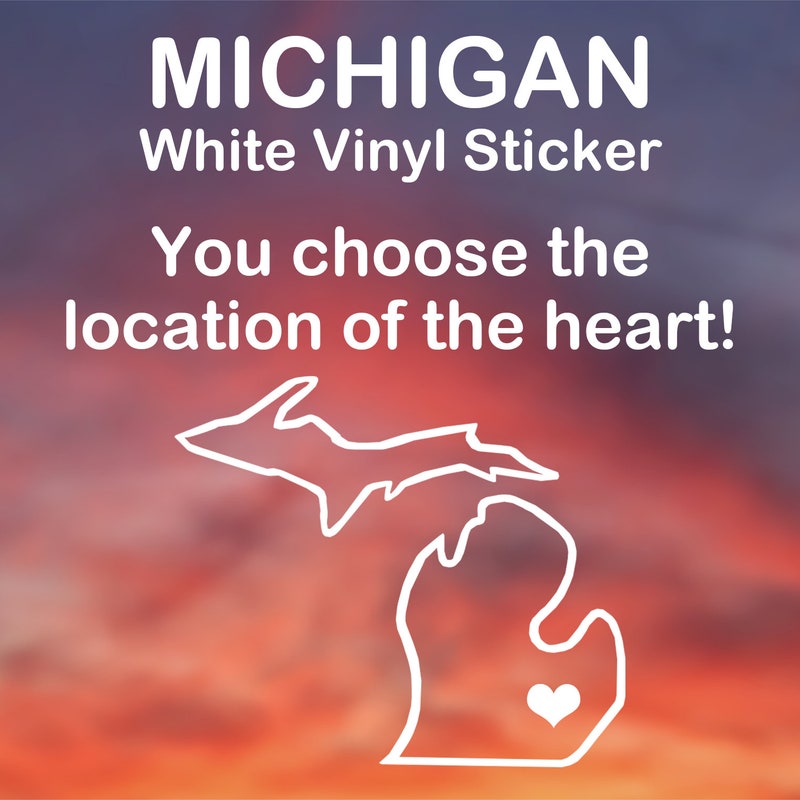 Michigan Car Decal - Etsy