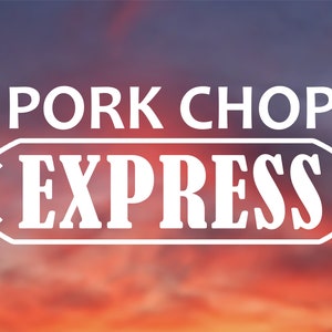 Pork Chop Express Vinyl Sticker, Decal for Car, Window, Water Bottle ...