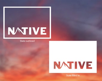 Colorado Native Sticker - Etsy