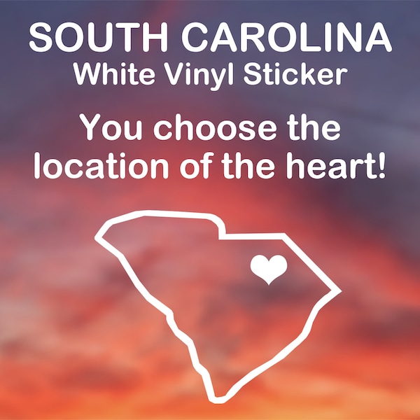 South Carolina Decal - Etsy
