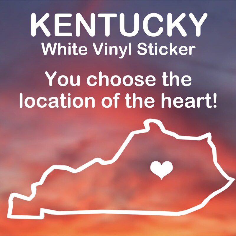 Kentucky Car Decal - Etsy