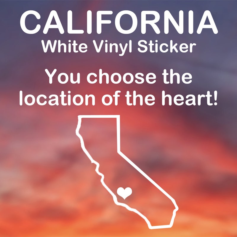 California Car Decal - Etsy