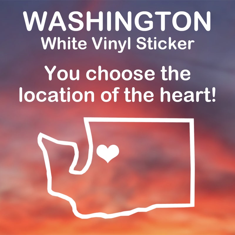 Washington Sticker - Etsy
