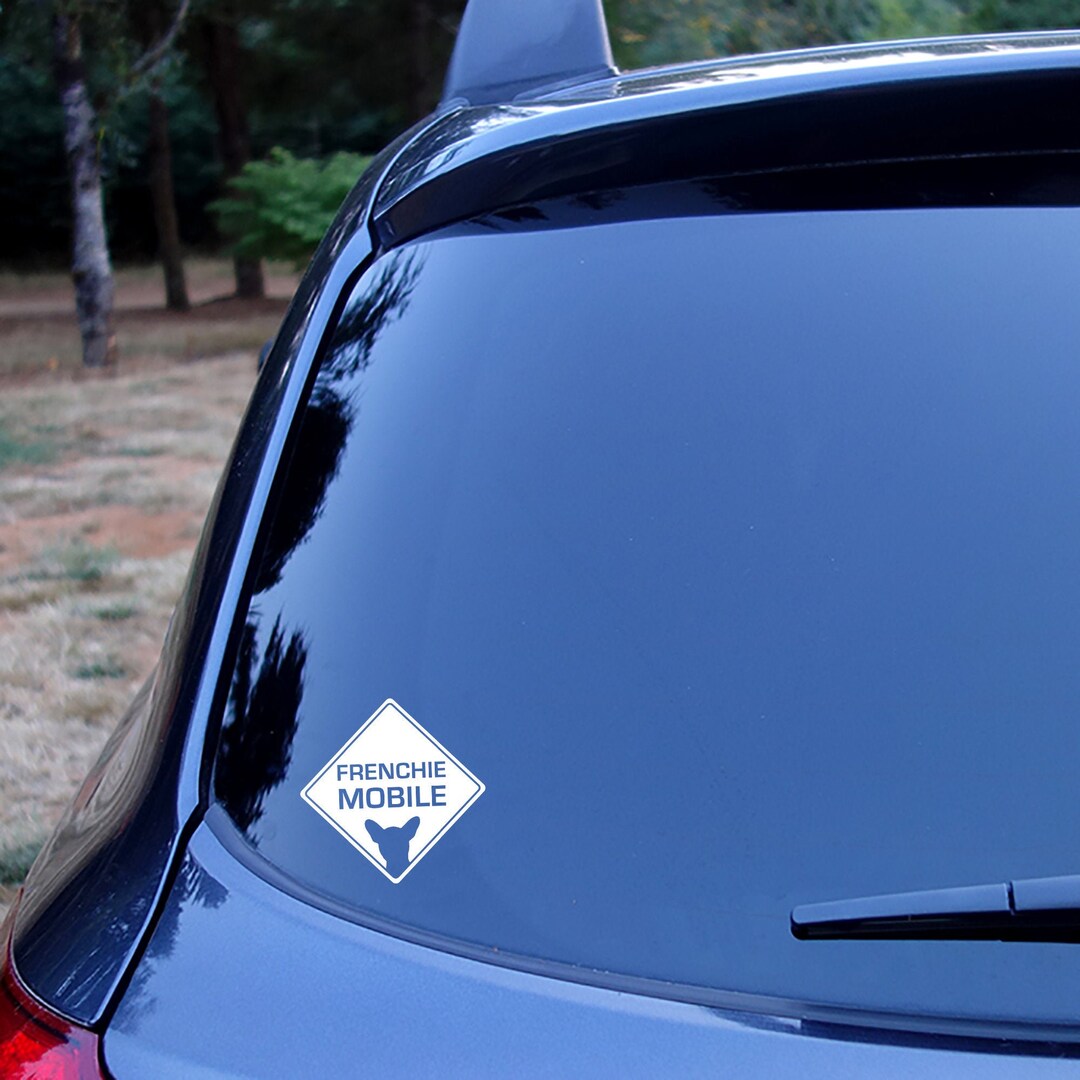 Frenchie Mobile, Vinyl Sticker, Decal for Car, Perfect for Dog Lovers ...