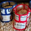 BADGERS Handmade Crochet Beer Can Hat - Etsy