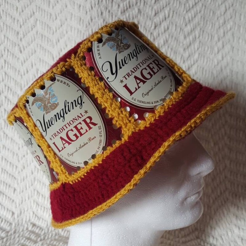 Crochet Beer Can Hat - Etsy