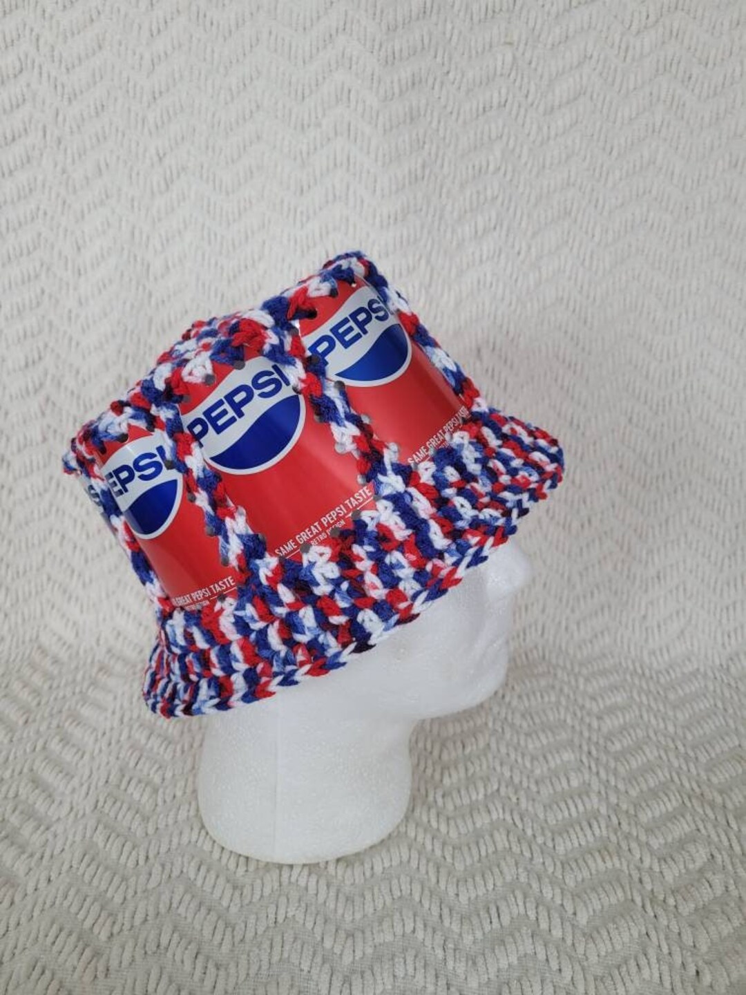 Handmade Crochet Soda Can Hat - Etsy