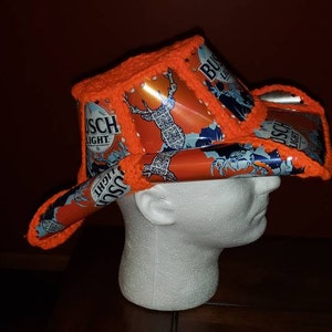 CUSTOM Cowboy Beer or Soda Can Hat - Made to Order! - Etsy