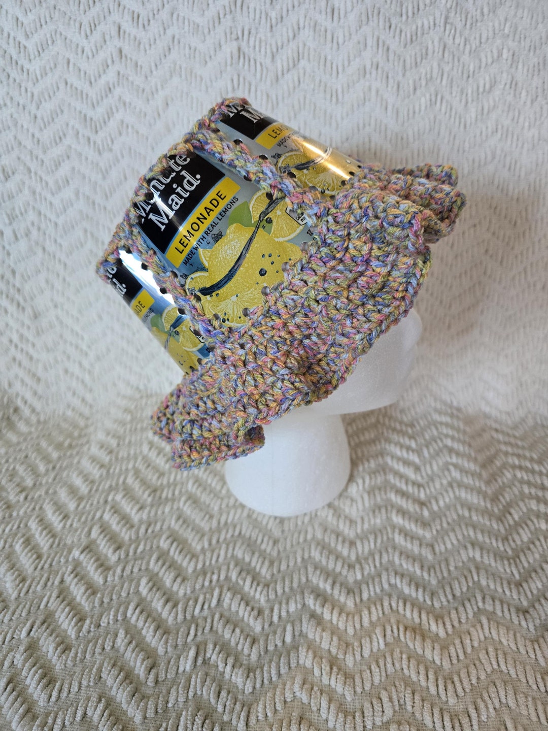 Handmade Crochet Lemonade Can Hat - Etsy