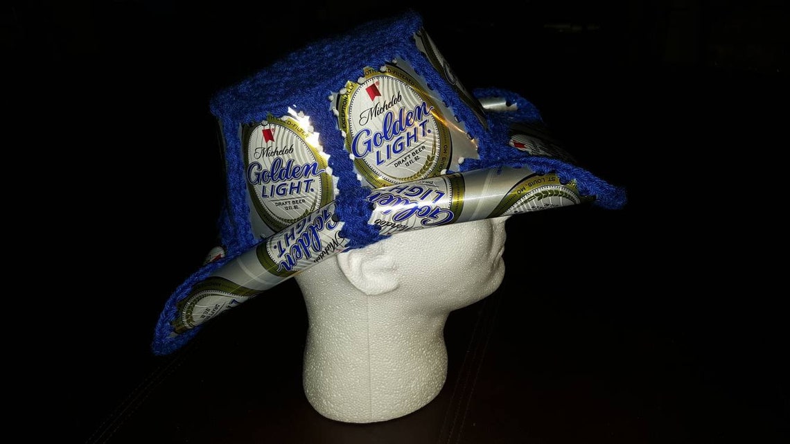 CUSTOM Cowboy Beer or Soda Can Hat - Made to Order! - Etsy