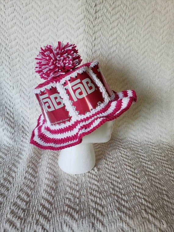 Handmade Crochet Soda Can Hat - Etsy