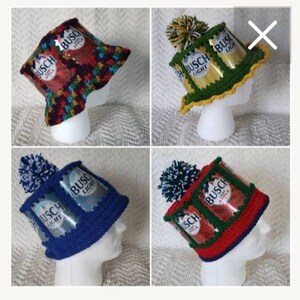 CUSTOM Beer or Soda BUCKET Hat - Made to Order! - Etsy