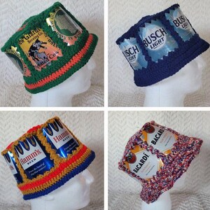 CUSTOM Beer or Soda BUCKET Hat - Made to Order! - Etsy