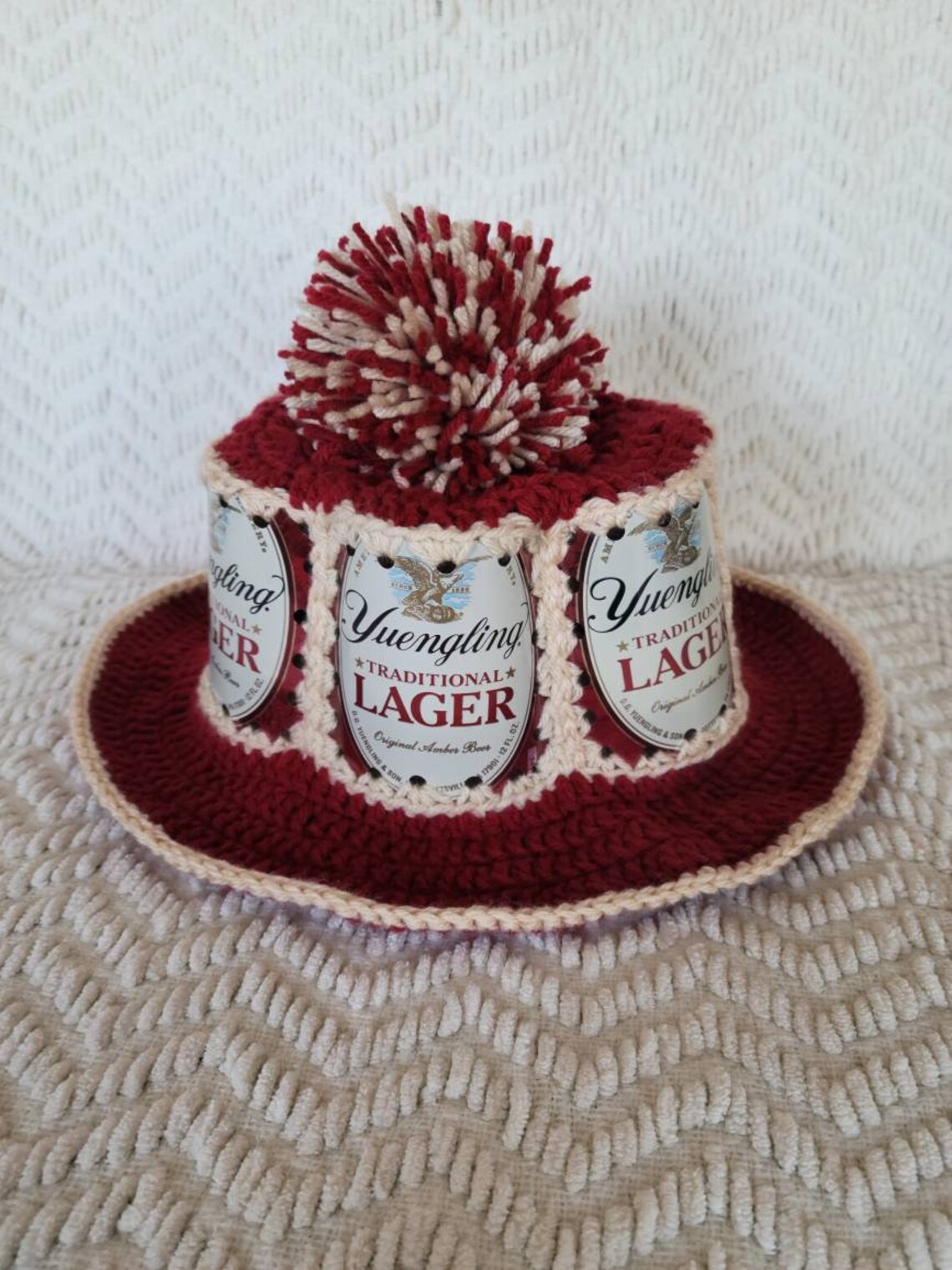 Handmade Crochet Beer Can Hat - Etsy