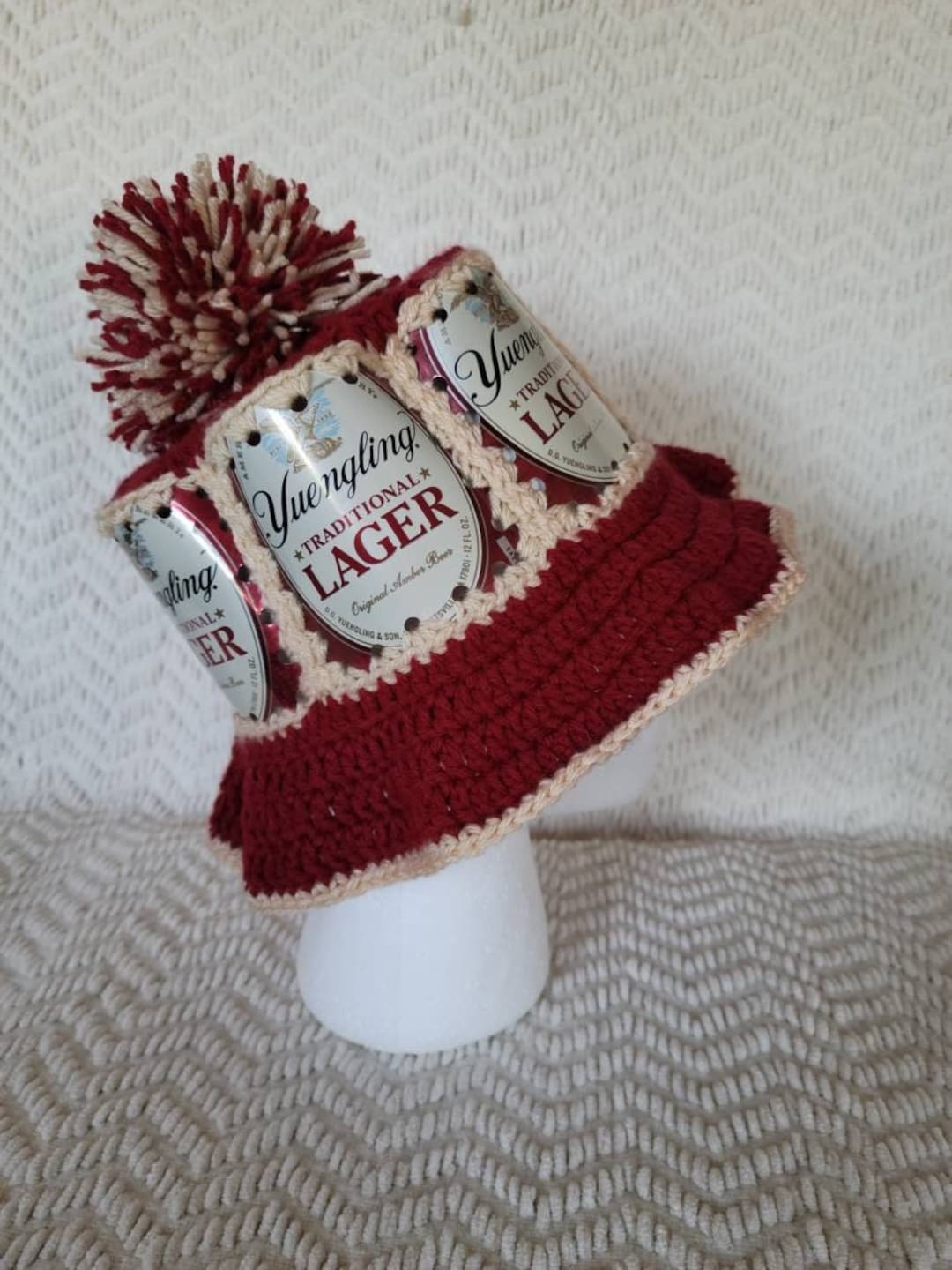 Handmade Crochet Beer Can Hat - Etsy
