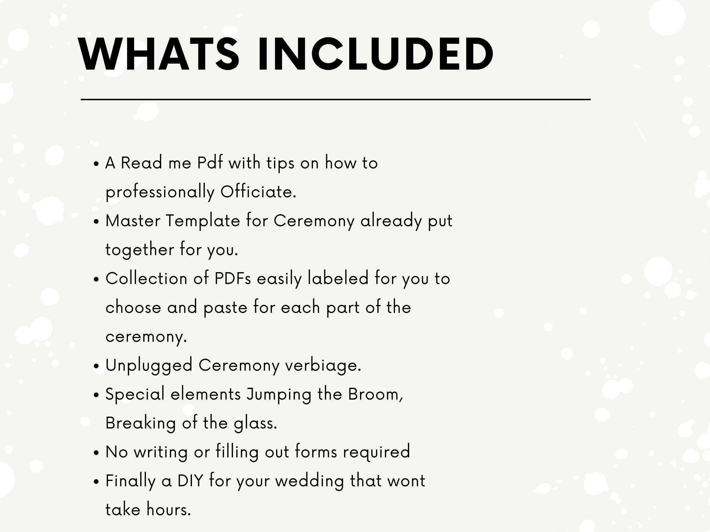 Personalized Wedding Ceremony- Script Template- Digital Perfect for a ...