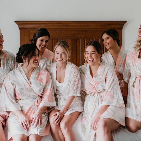 Bridesmaid Robes Floral - Etsy