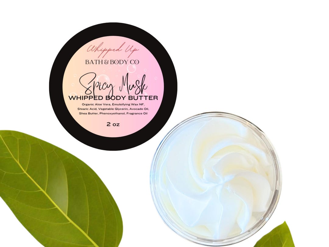 Spicy Musk Whipped Body Butter - Whipped Shea Butter - Spicy Musk Scented Lotion - Smooth Body ...