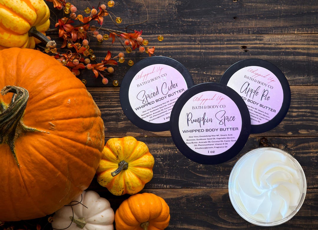 Fall Scents Whipped Body Butter Bundle Pumpkin Spice Spiced Cider Apple ...