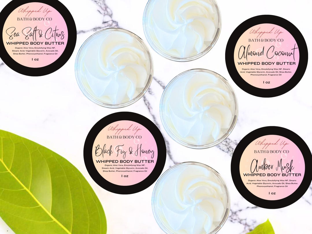 Whipped Body Butter Sample Pack - Whipped Shea Butter - Smooth Body ...