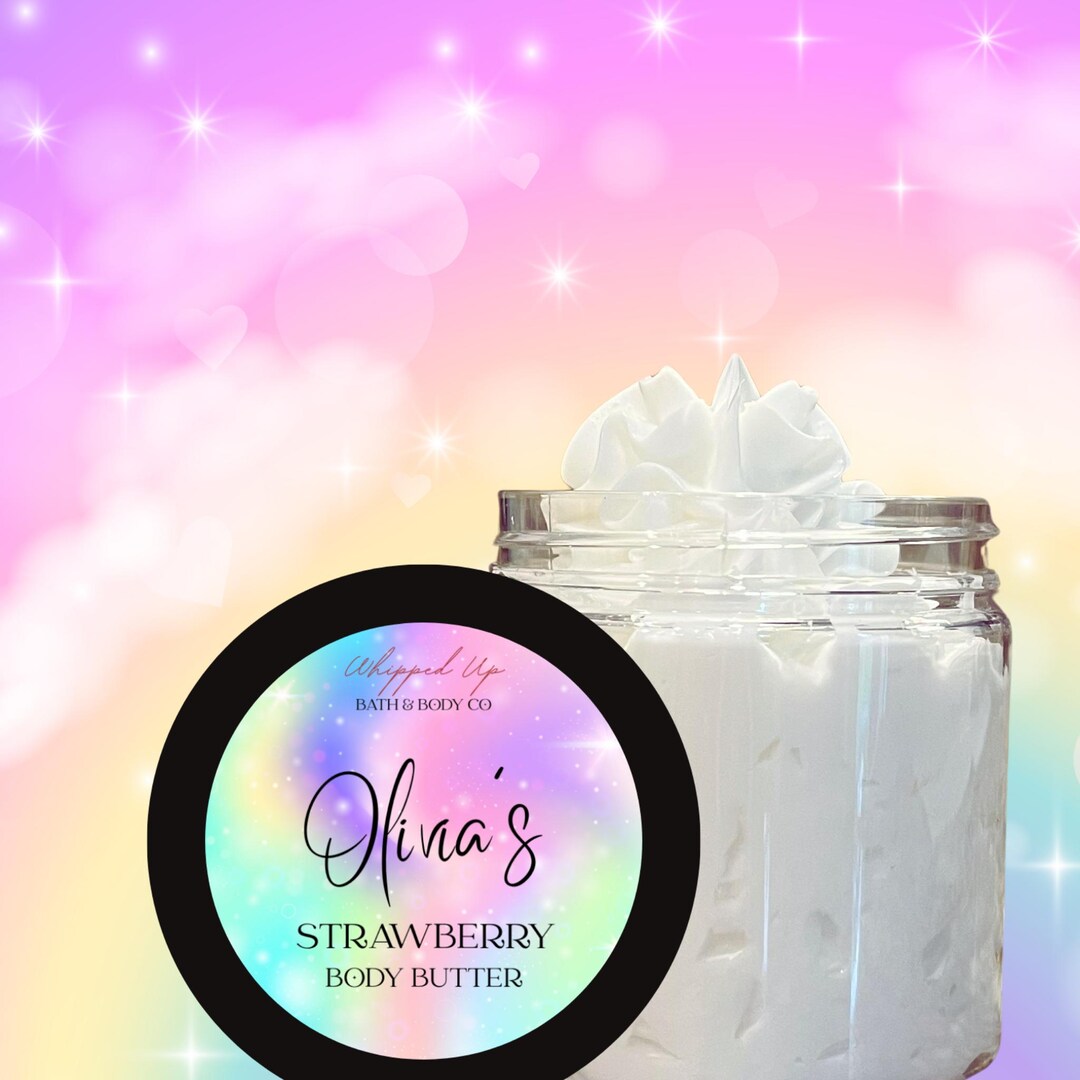 Unicorn Rainbow Body Butter - Personalized Birthday Party Favor - Etsy