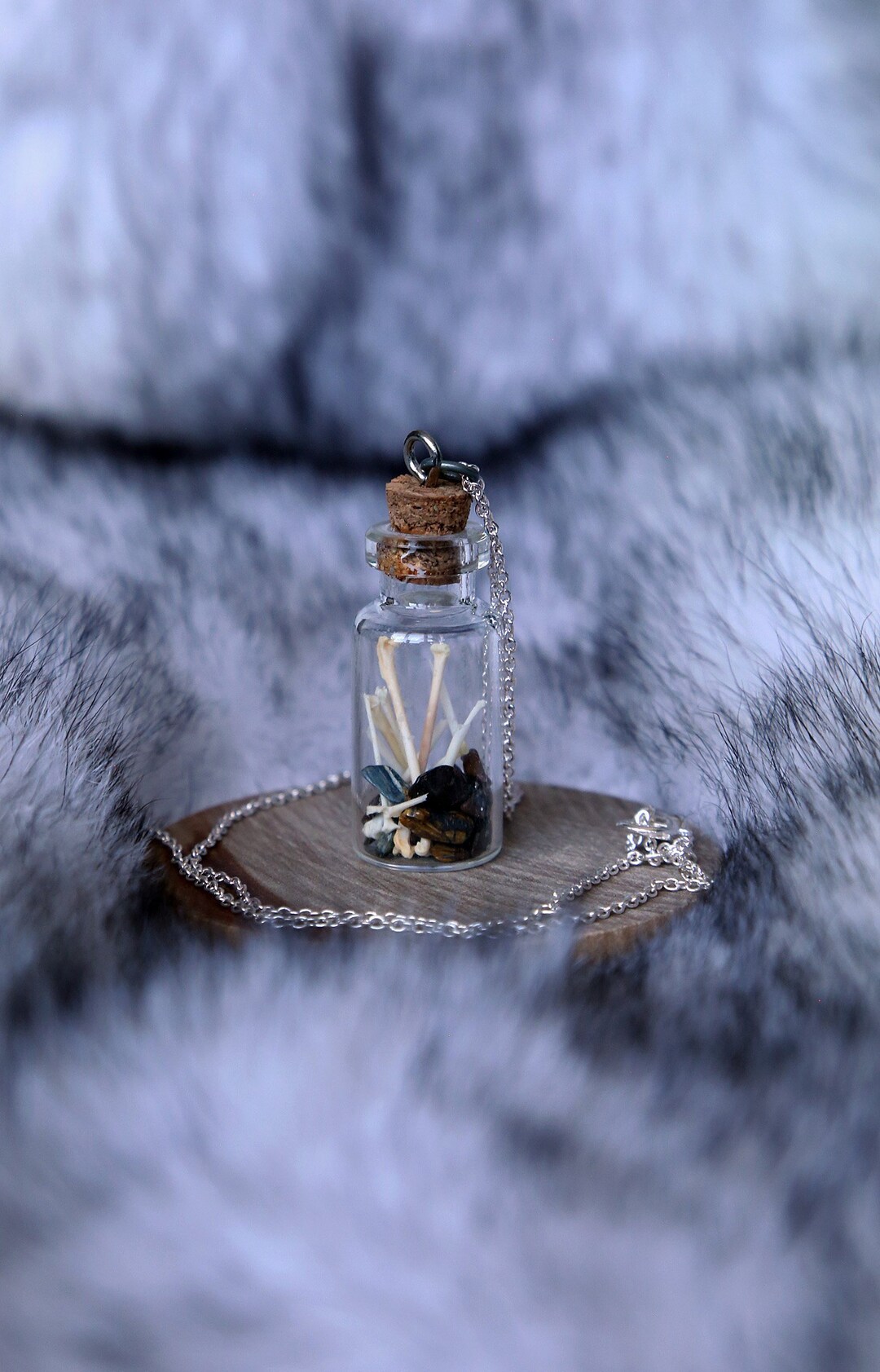 Collar de hueso de pata de ratón - Etsy España