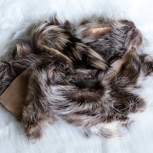 Raccoon Scrap Fur Pieces - Etsy
