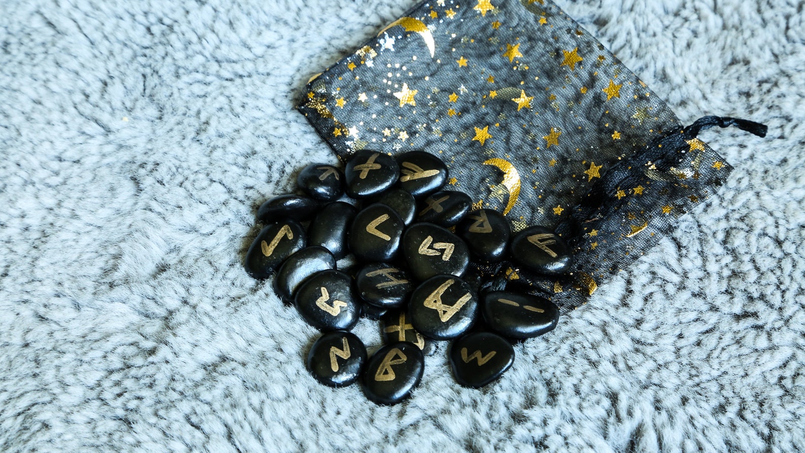 Black Stone Rune Set | Etsy