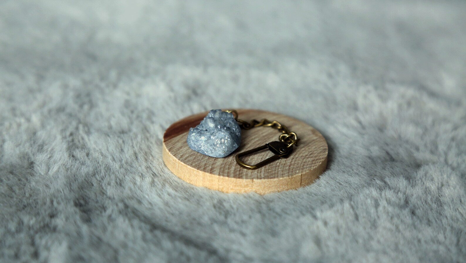 Quartz Cluster Keychain - Etsy