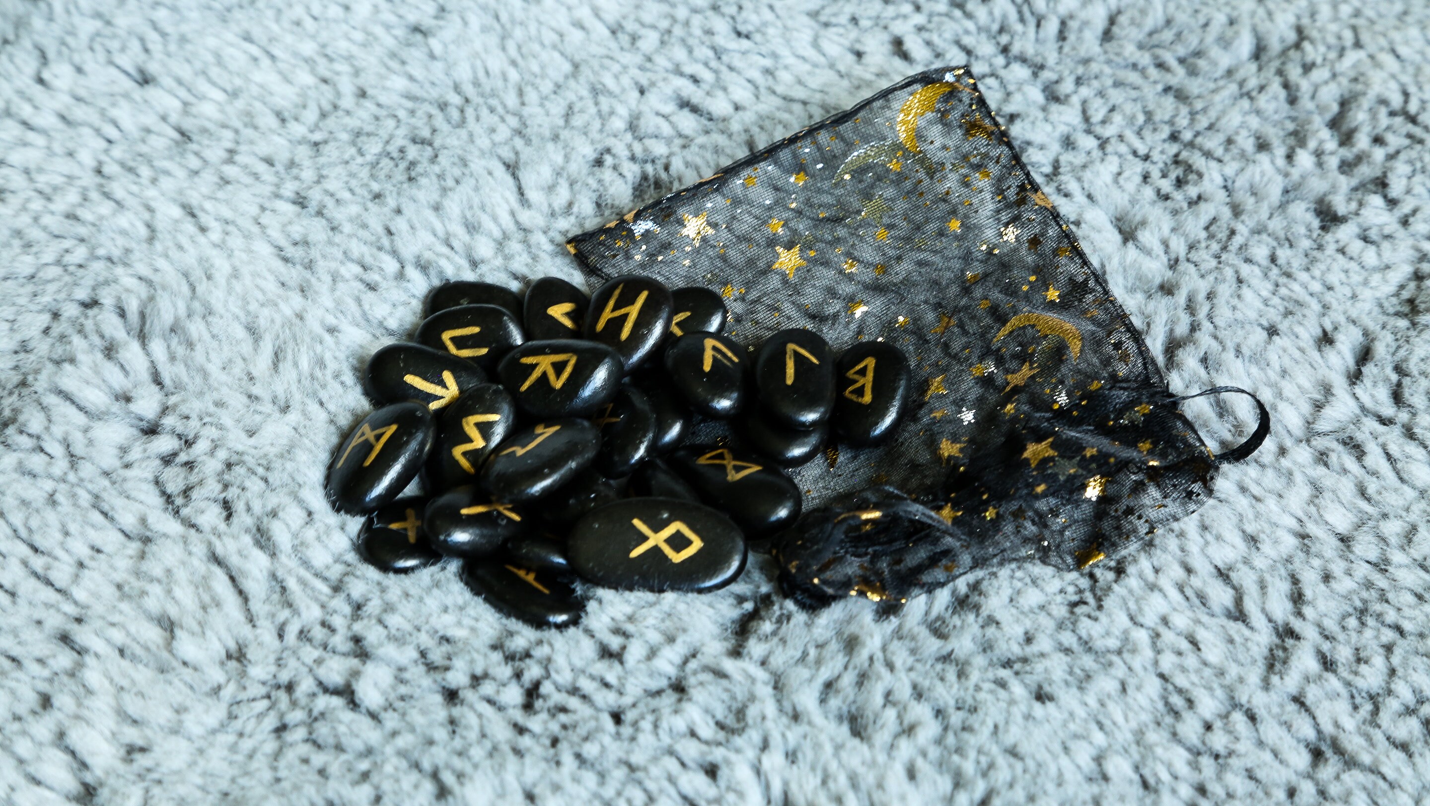Black Stone Rune Set | Etsy